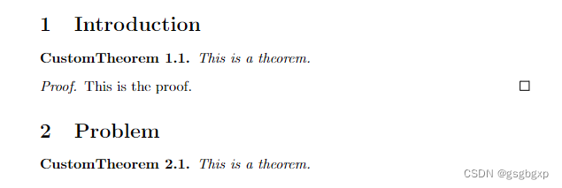 LaTeX中的定理、证明、引理环境_latex theorem-CSDN博客
