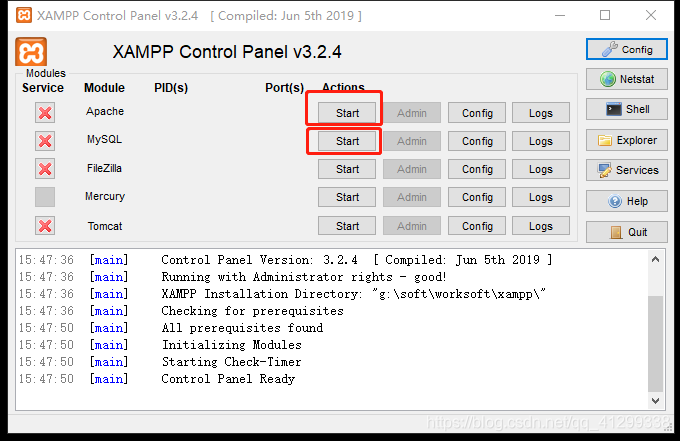 windows下xampp安装_xmp windows安装-CSDN博客