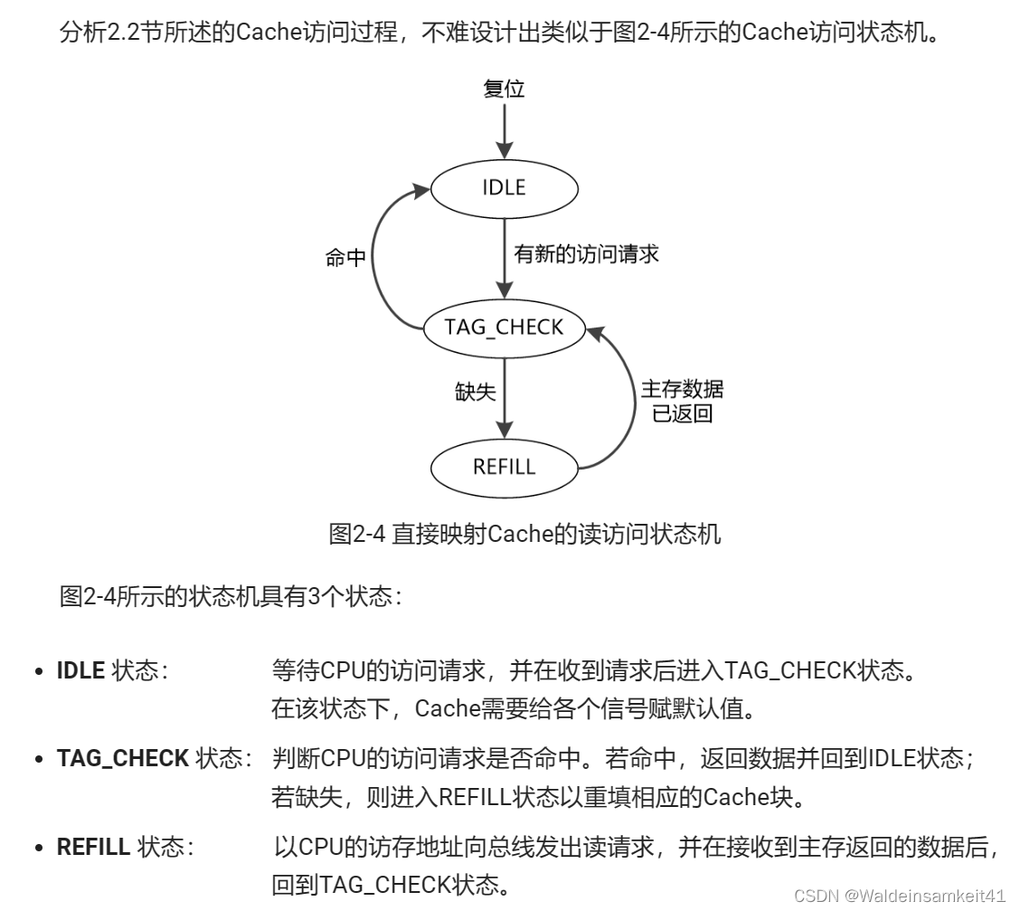 计算机组成实验---Cache的实现_cache verilog-CSDN博客
