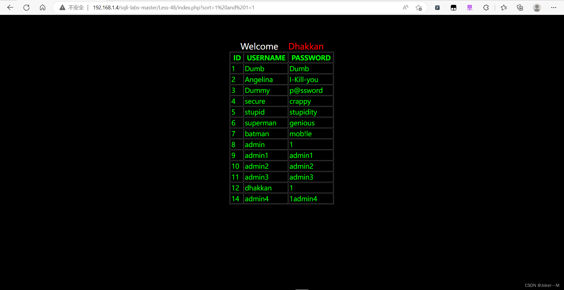 基于Sqli-Labs靶场的SQL注入-46~53关_less-46-CSDN博客