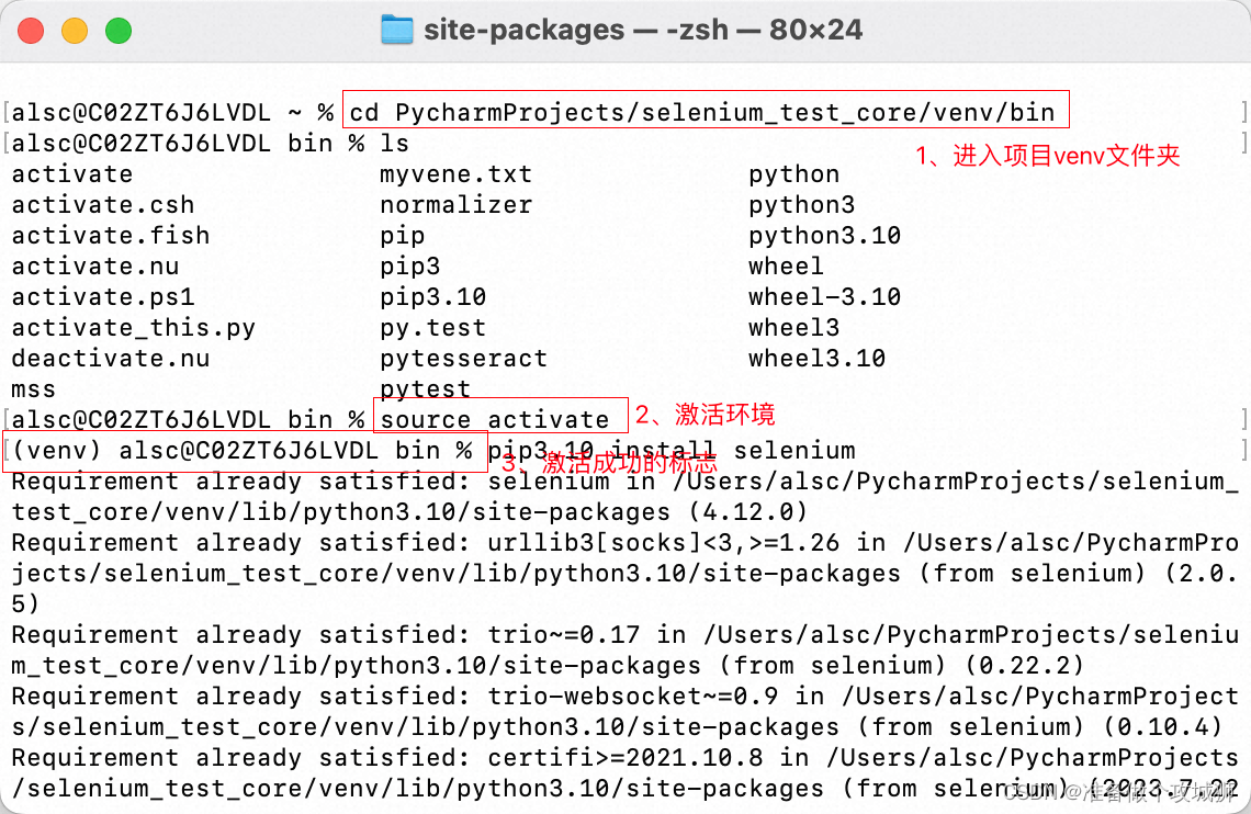 selenium安装与配置（mac)_selenuicm安装-CSDN博客