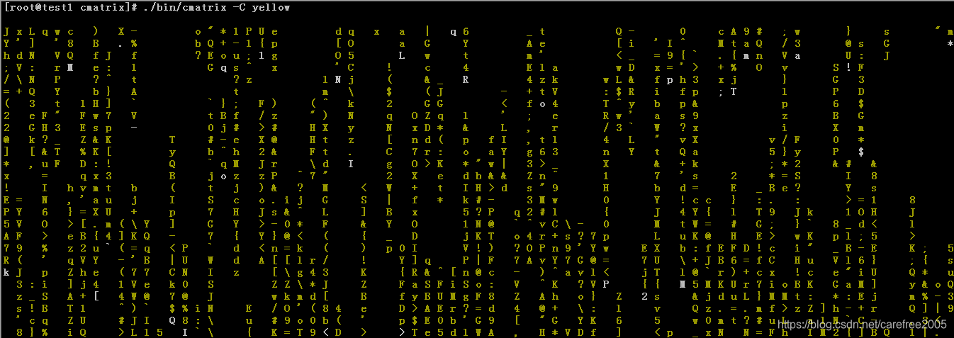 Linux之cmatrix软件安装及使用-CSDN博客
