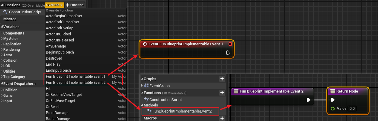 UE4 C++：UFUNCTION宏、函数说明符、元数据说明符_blueprintcallable,blueprintnativeevent-CSDN博客