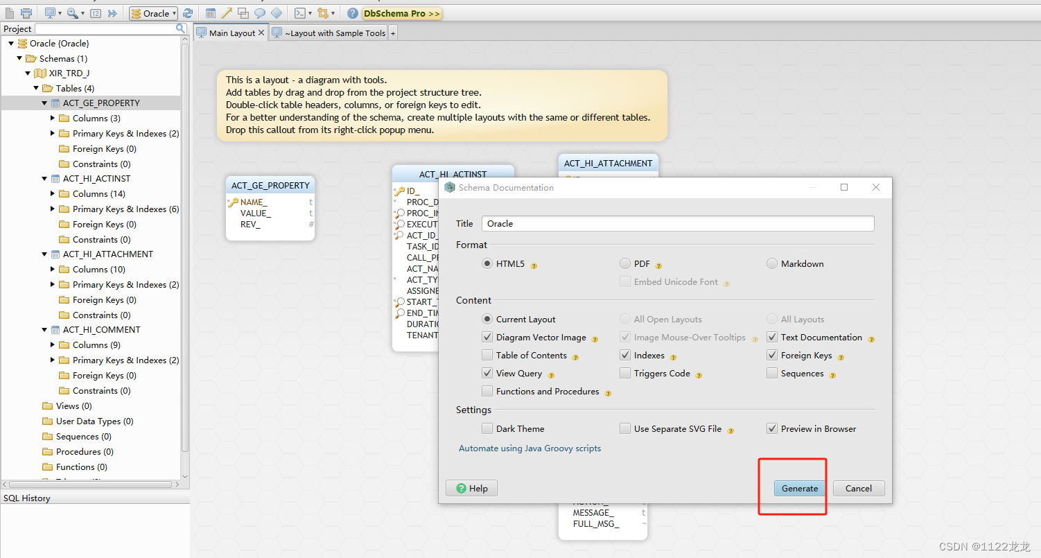 DbSchema导出HTML/PDF版表结构_dbschema导出表结构-CSDN博客