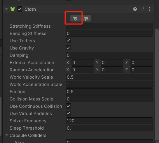 unity cloth NullReferenceException: Object reference not set to an ...
