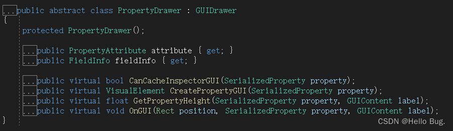 Unity编辑器扩展——PropertyDrawer_unity propertydrawer-CSDN博客