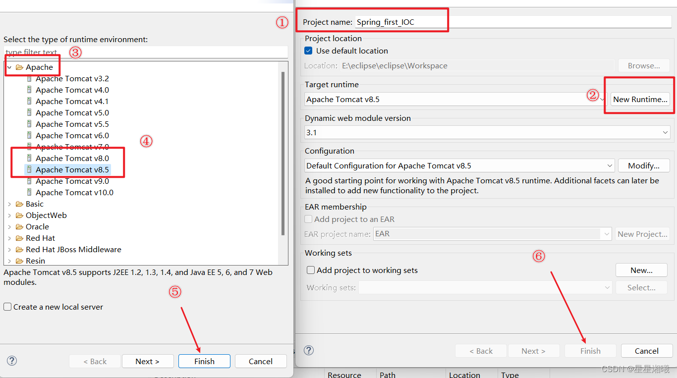 创建第一个简单的Spring_IOC-控制反转项目_eclipse创建springmvc项目-CSDN博客