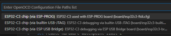 ESP-C3入门22. 基于VSCODE使用内置JTAG调试程序_esp32 vscode jlink-CSDN博客