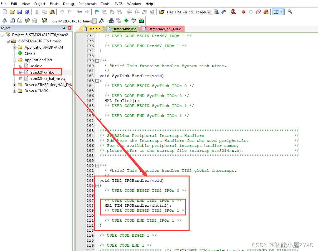（实测可用）stm32cubemx教程 Stm32l431rct6开发板（定时器timer2）stm32l431rct6在stm32cubemx中如何配置tim1触发tim2 Csdn博客 