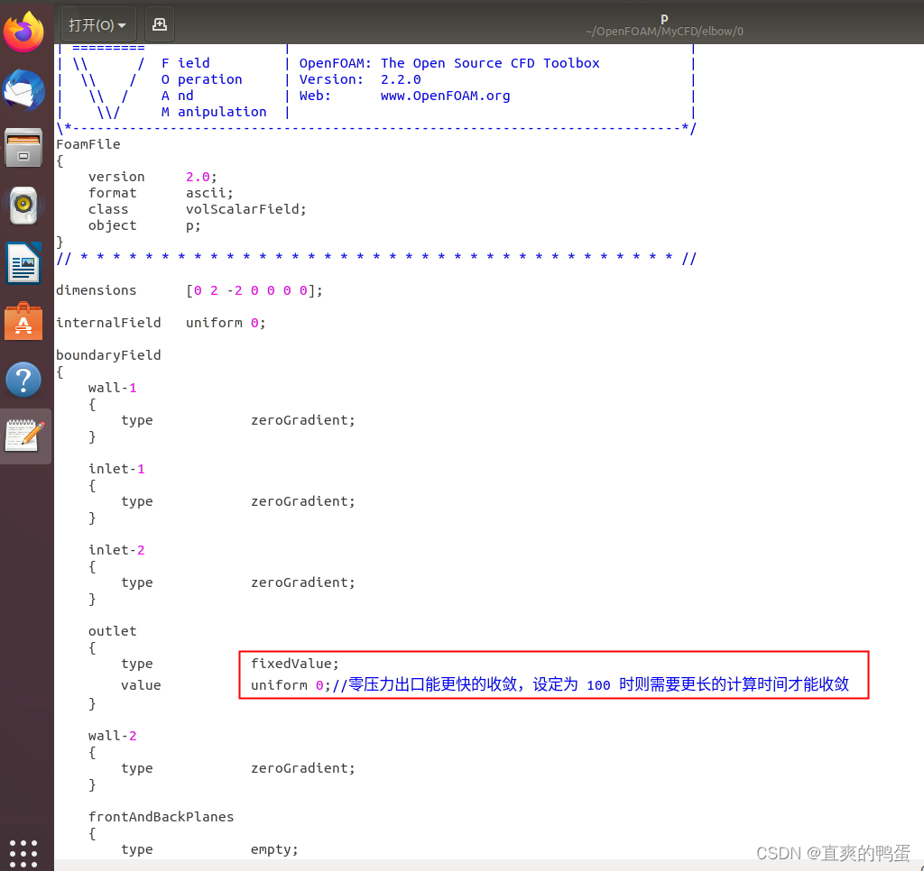 elbow算例从采用simpleFoam计算设置详解-CSDN博客