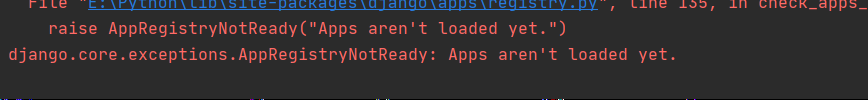 Django实战中遇到的坑：RuntimeError: populate() isn‘t reentrant最终解决方案 ...