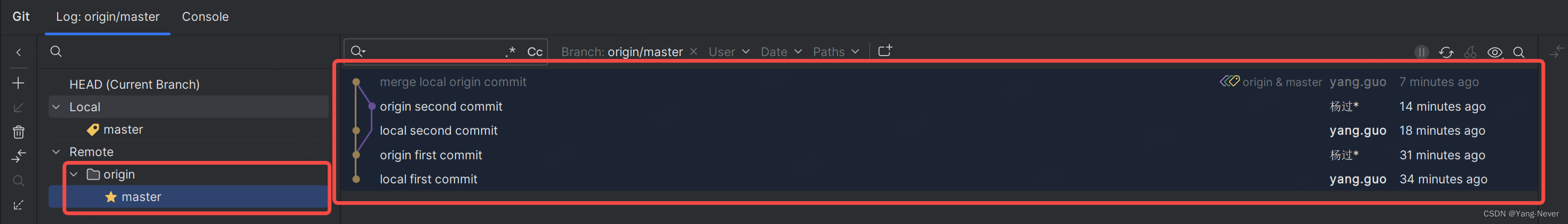Git-＞git pull 和 git pull --rebase的详解-CSDN博客