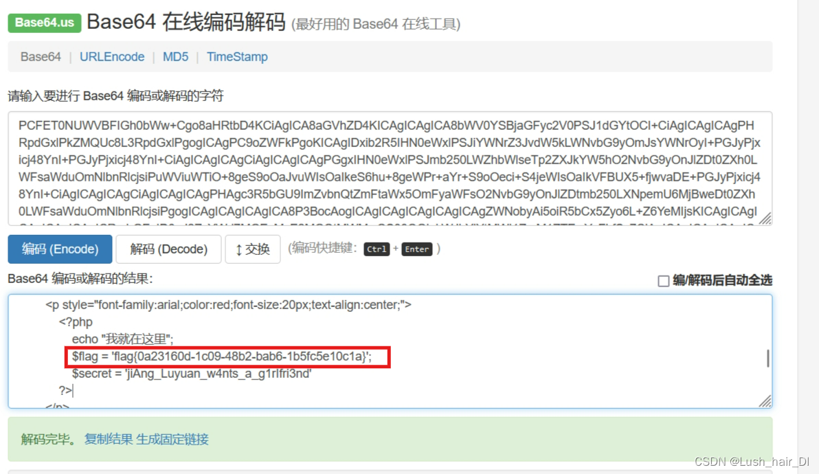 【CTF练习】BUUCTF WEB2_buuctf web shell接-CSDN博客