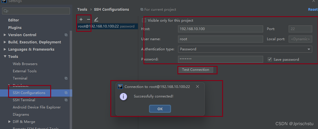 IntelliJ IDEA远程连接Linux服务器、MySQL_idea ssh连接服务器-CSDN博客