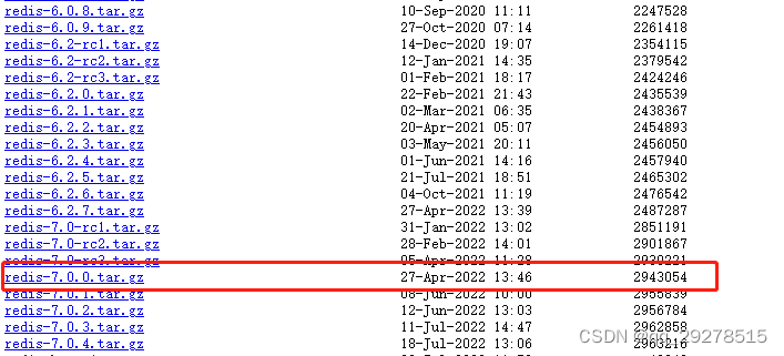 Linux【CentOS7.6】安装Redis-7.0.0版本缓存_redis-7.0.0.tar.gz-CSDN博客