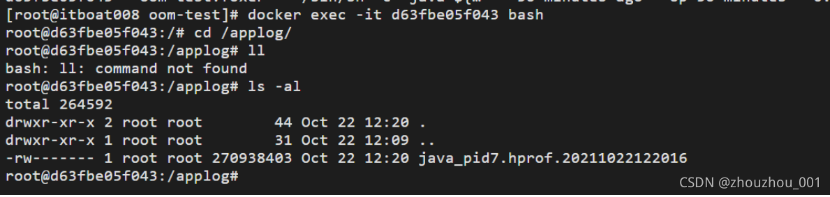 docker配置OOM打dump追加时间戳_对docker加时间的配置-CSDN博客