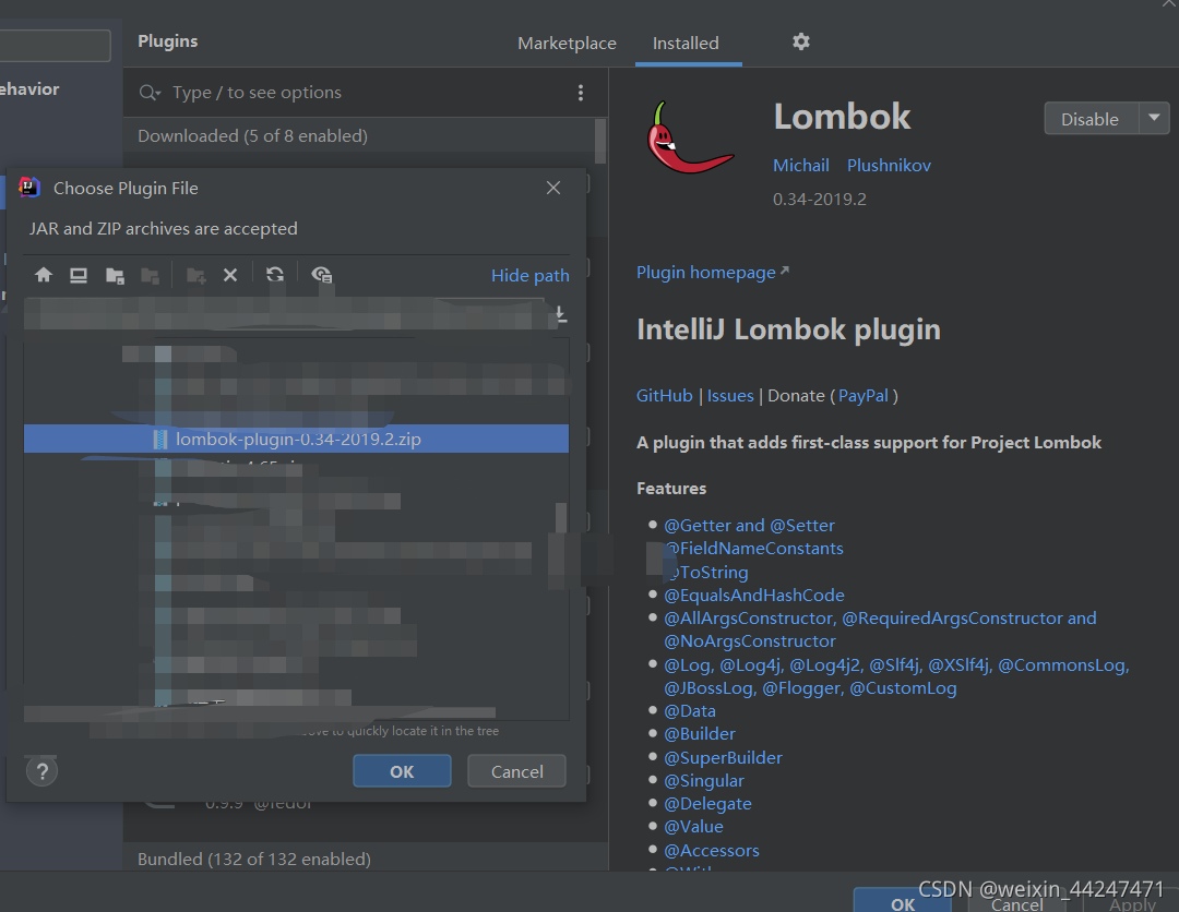 idea 2019.2版本lombok失效问题解决_lombok版本对应 intellij 0.34-2019.2-CSDN博客