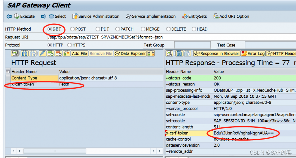 【转载】ODATA服务测试报错处理_sap csrf token validation failed-CSDN博客
