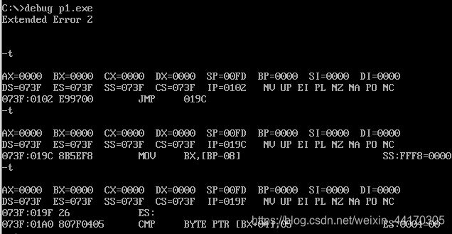 实验2 汇编语言程序框架_xor ax,ax mov bx,1 mov cx,5 lop: add ax,bx inc bx -CSDN博客