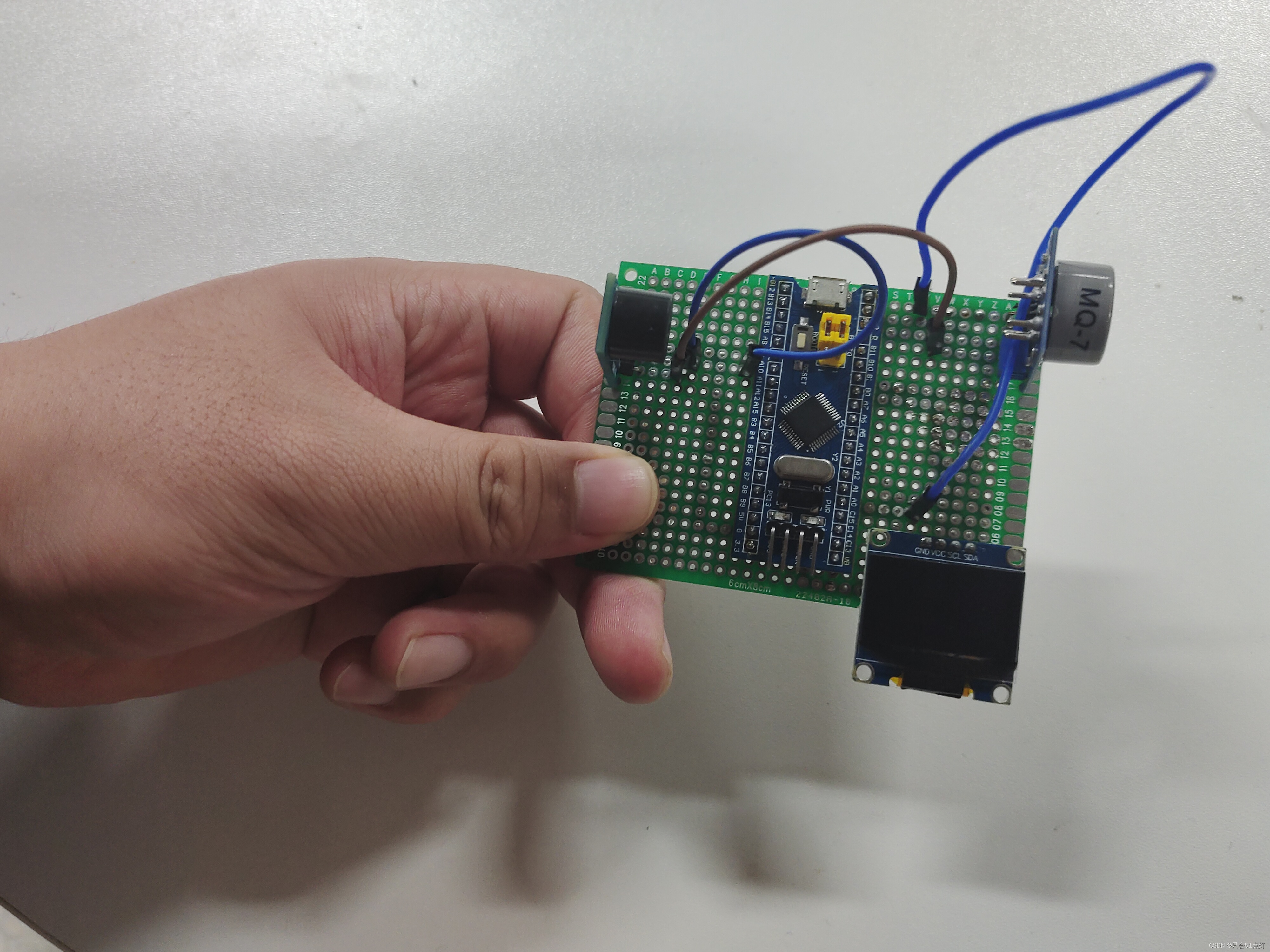 STM32+MQ7+OLED实现一氧化碳烟雾报警_stm32 mq7-CSDN博客