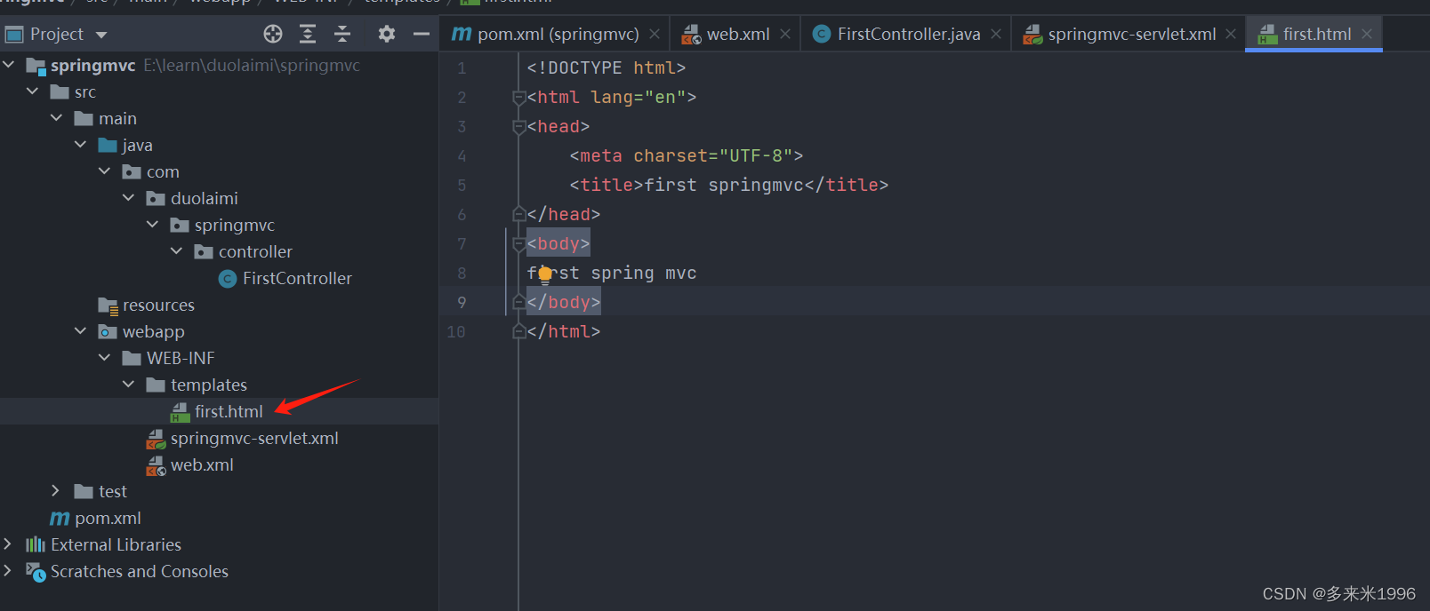 Java从坚持到精通-SpringMVC（持续更新ing）-CSDN博客