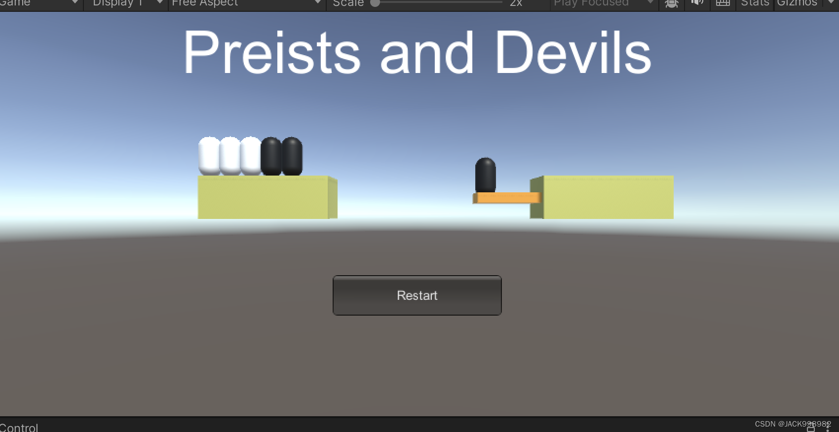 unity3D小游戏-牧师与魔鬼MVC版_vue unity游戏-CSDN博客