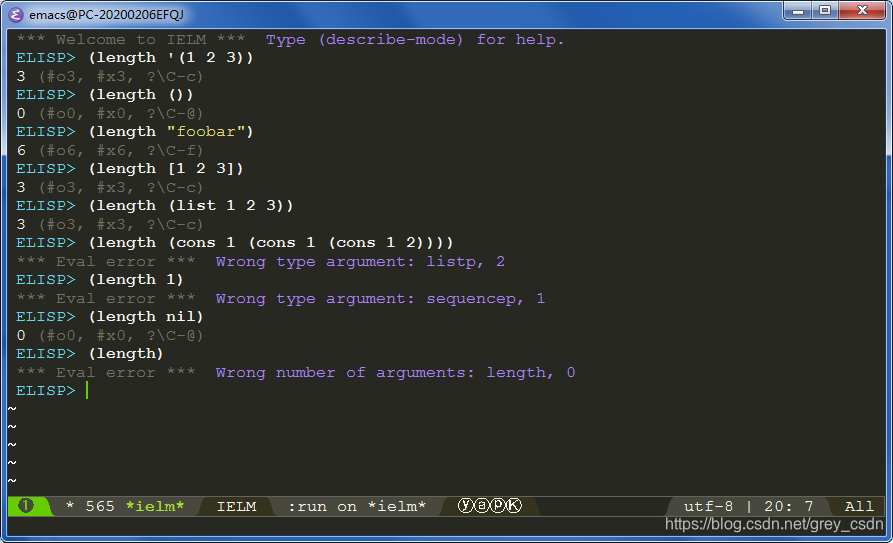 246_emacs lisp 获取序列元素个数或长度-length函数_lisp length-CSDN博客