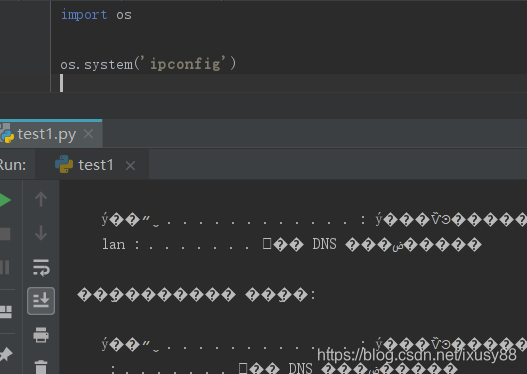 Pycharm 下os.system执行命令输出乱码_python os.system("ipconfig") 打印出来乱码-CSDN博客