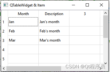 Qt QTableWidget用法总结_qt qtabelwidget的基本使用-CSDN博客
