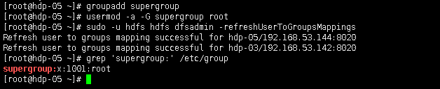 hadoop 权限错误 Permission denied: user=root, access=WRITE, inode="/":hdfs:super_permission denied ...