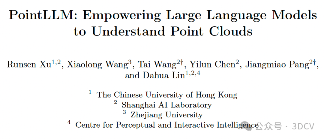 ECCV' 2024 Oral满分论文｜PointLLM：大语言模型直接理解点云-CSDN博客