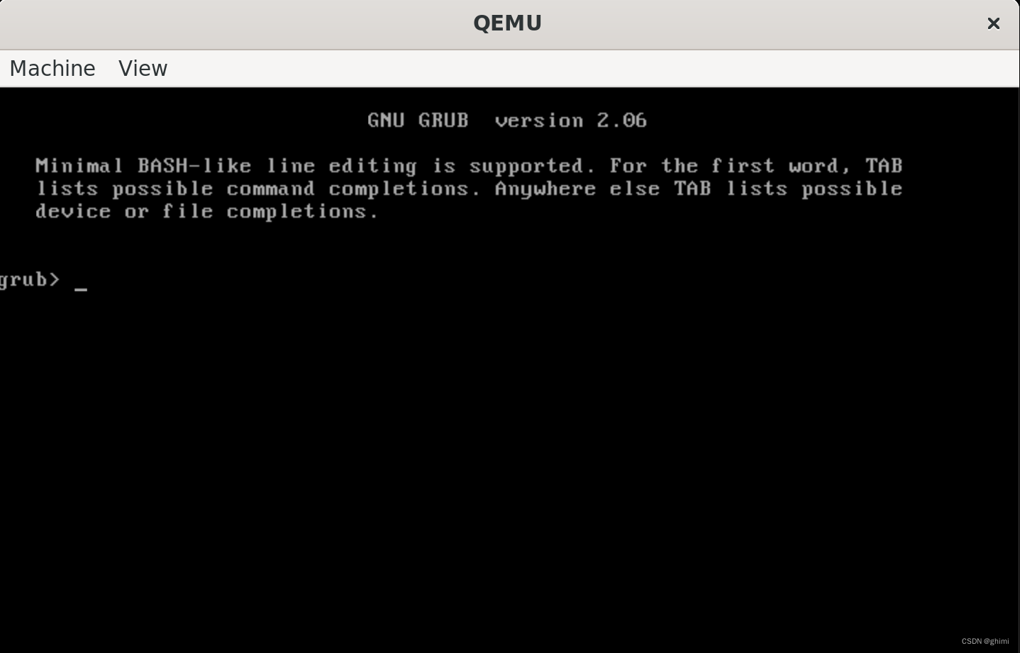 [笔记] wsl 下使用 qemu/grub 模拟系统启动(单分区)_修改qemu里的grub-CSDN博客