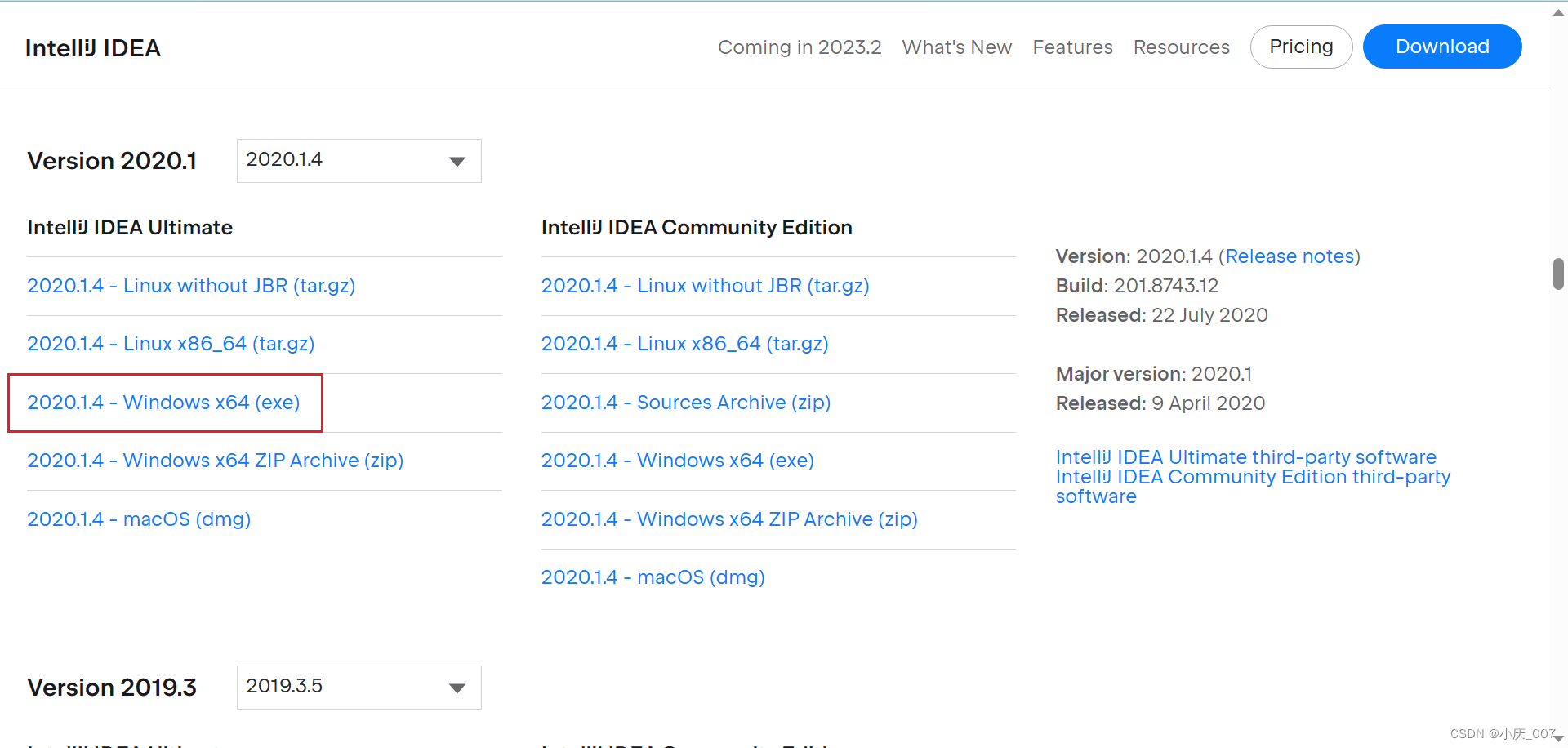 Java入门 （超简单）IntelliJ IDEA（2020.1）的下载、安装、学习免费使用步棸（图文详细讲解，内含安装包插件整合）_idea2020.1下载-CSDN博客