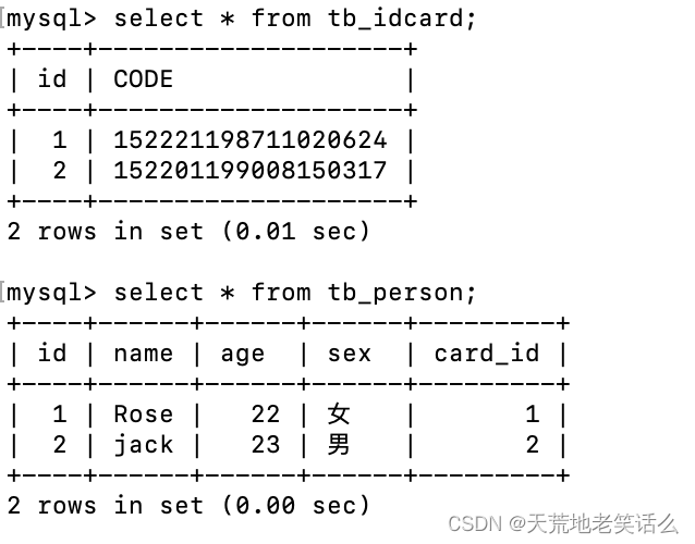 4.2Java EE——一对一查询_4.2一对一查询-CSDN博客