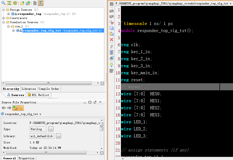 抢答器设计Verilog代码VIVADO仿真_抢答器verilog-CSDN博客