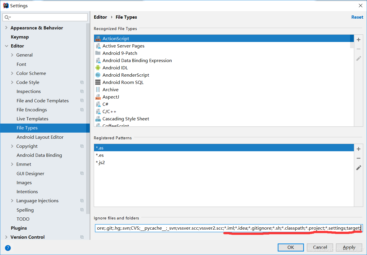 Intellij:idea提交svn或git时,忽略某些文件idea Svn设置忽略文件 Csdn博客