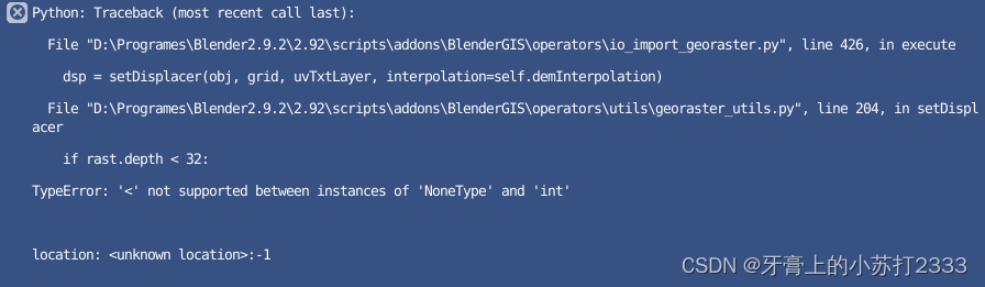 BlenderGIS 2.2.6导入数据NoneType 解决_valueerror: anchor not supported for multiline tex-CSDN博客