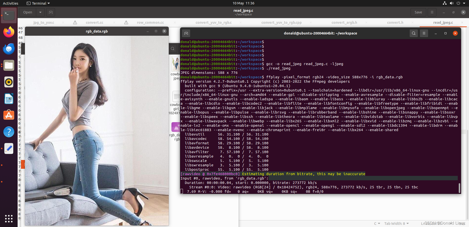 2024-05-10 C语言使用开源的JPEG解码库libjpeg 读取JPEG文件并将其解码为RGB24格式的数据_libjpeg-dev-CSDN博客