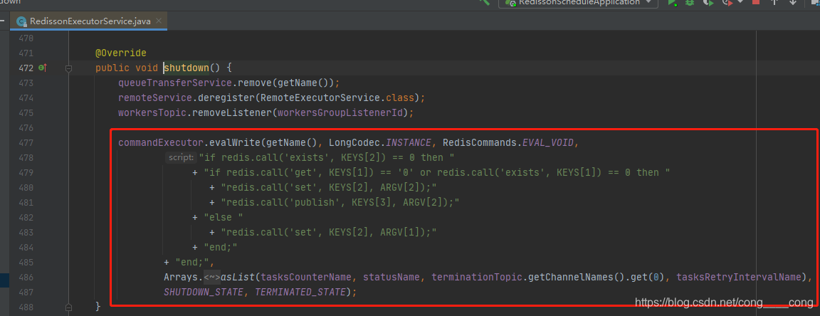 Spring Boot优雅关闭之Redisson中ExecutorService的关闭流程源码追溯_redisson is shutdown-CSDN博客