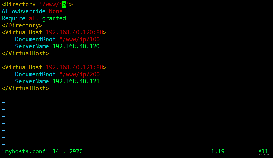 Linux之httpd及虚拟主机的配置及使用_linux中apache使用方法虚拟主机配置-CSDN博客