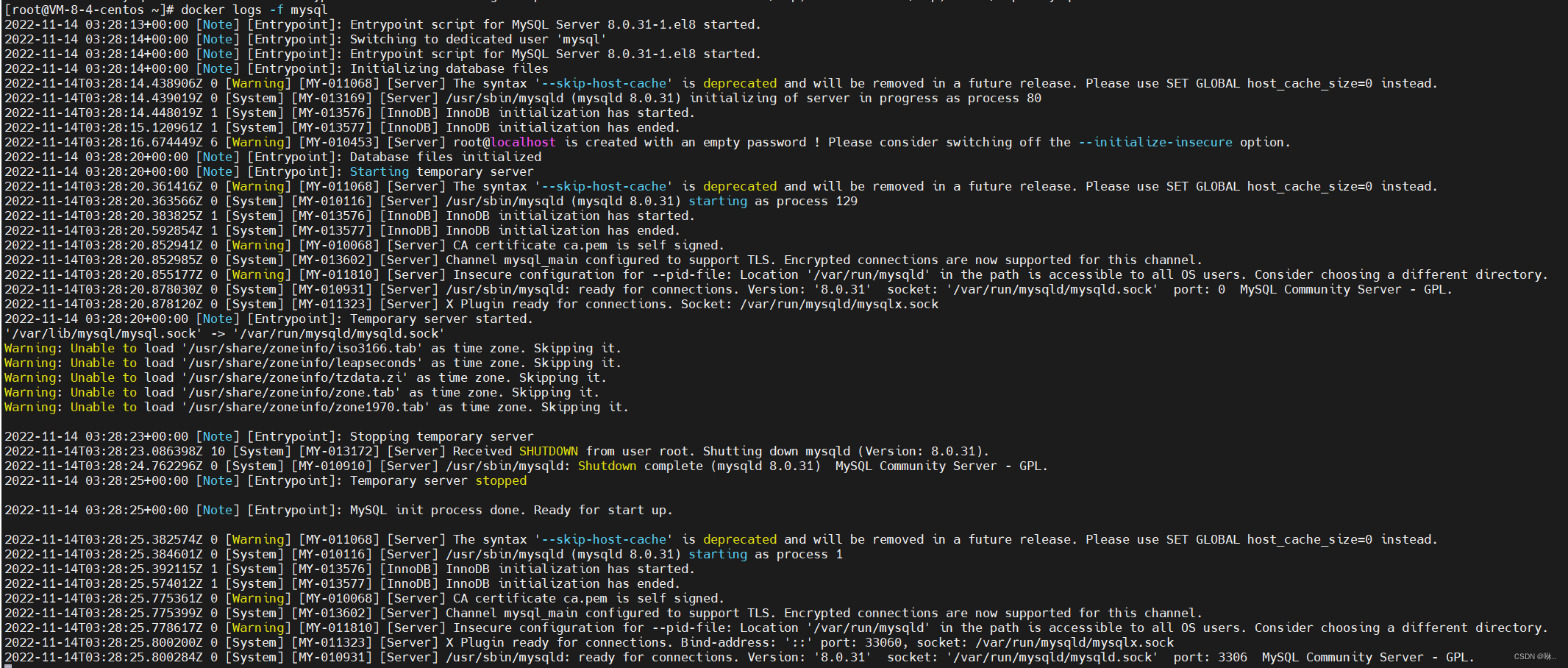 Docker创建 Mysql容器docker 创建mysql容器 Csdn博客 8626