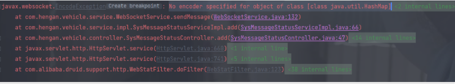 WebSocket使用SendObject 的编码异常No encoder specified for object of class [class java.util.HashMap] 【已 ...