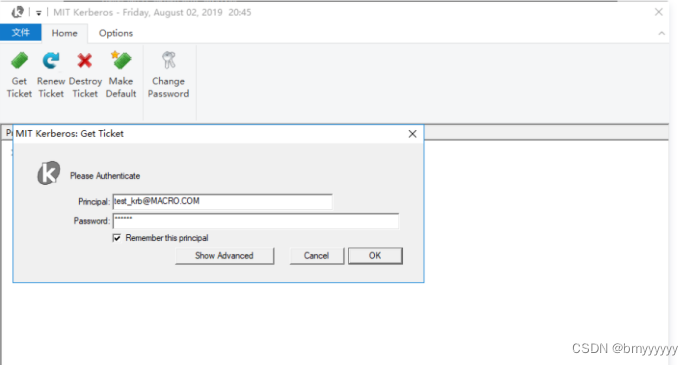 【大数据安全-Kerberos】Kerberos-Windows本地认证_使用java自带kinit、klist在windows下进行kerberos认证-CSDN博客
