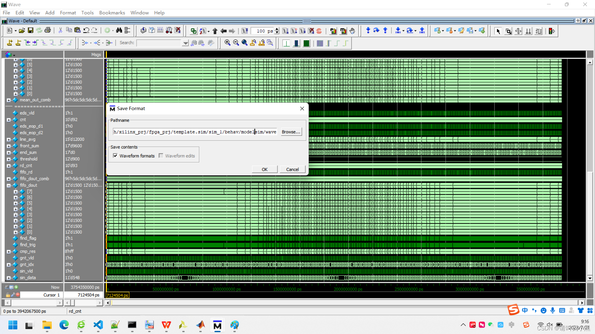 MY Modelsim使用技巧_modelsim添加波形-CSDN博客