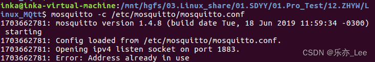 Linux下MQTT环境的简单应用及搭建——之Mosquitto_linux mqtt 服务器搭建-CSDN博客