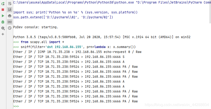 Python实现——流量分析wrpcap Csdn博客