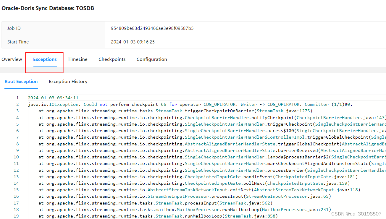 FlinkCDC同步ORACLE至Apache Doris_flink cdc 同步oracle-CSDN博客