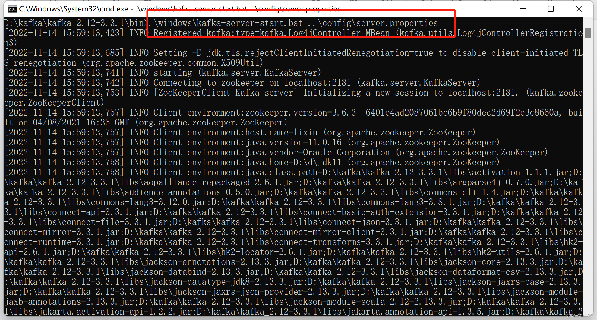 记Windows安装及搭建运行zookeeper和Kafka_java.io.ioexception: unreasonable length ...