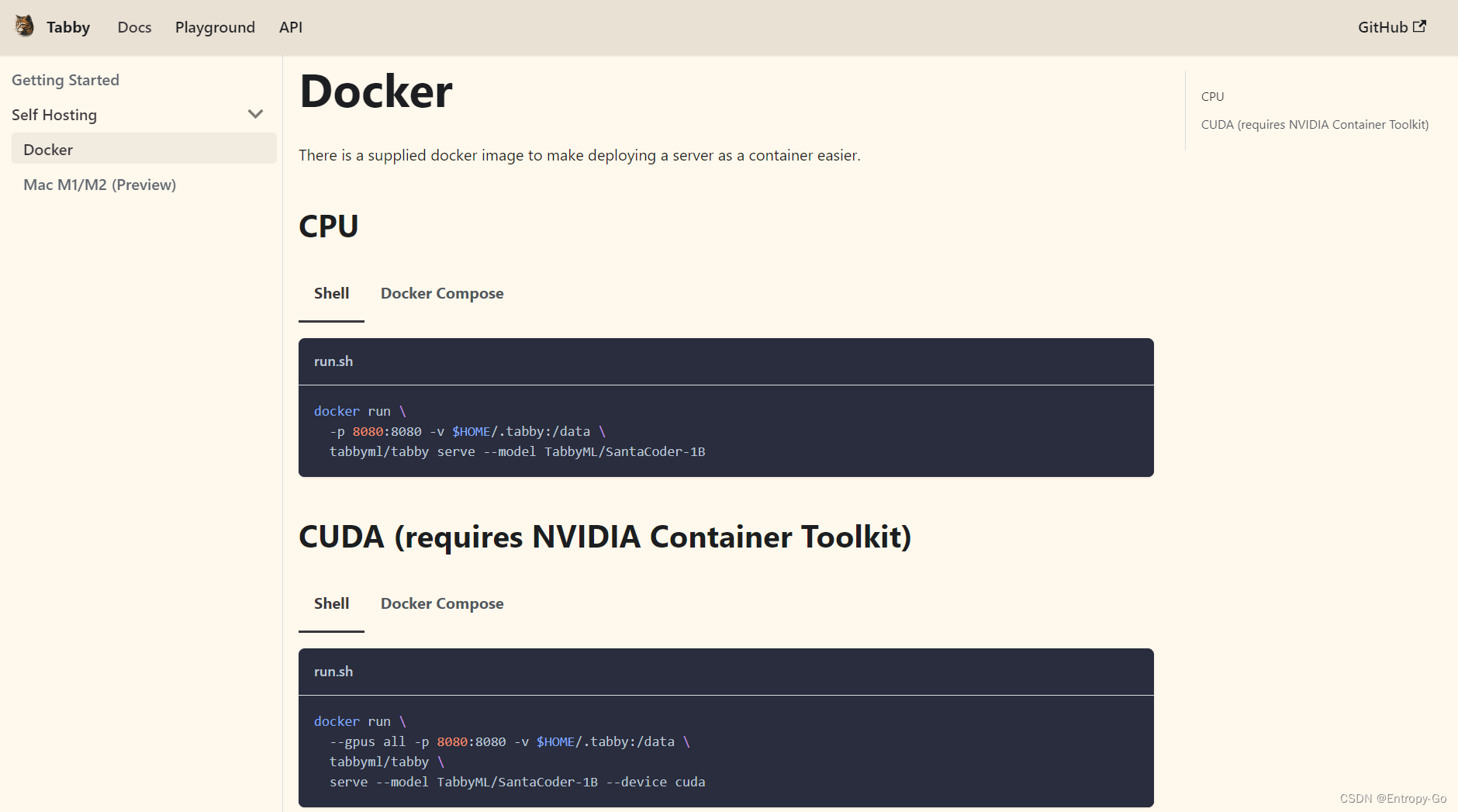 基于GitHub代码库训练模型本地化AI代码自动补全 - Tabby Linux Debian/CentOS_tabby ai-CSDN博客