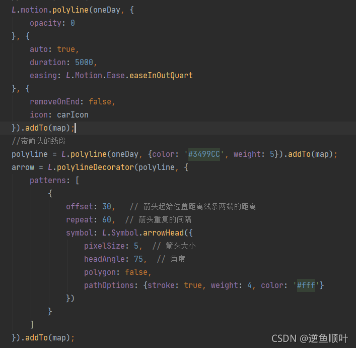 leaflet 地图使用（编辑，添加，轨迹，点击弹框）_leaflet-polylinedecorator npm-CSDN博客